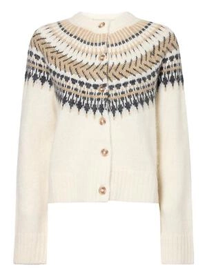 BARBOUR Pauline Fair Isle Cardigan S
