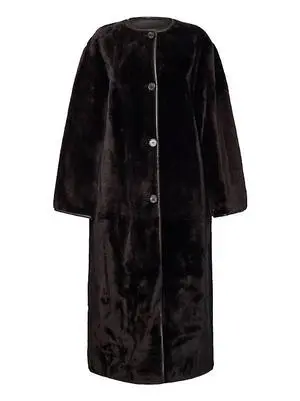 ARMA Rilana Isabella Leather Shearling Jacket 12