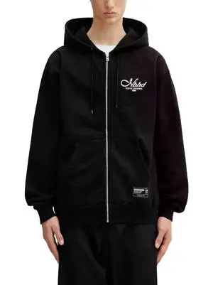 NEIGHBORHOOD Logo-print Zip-up Hoodie