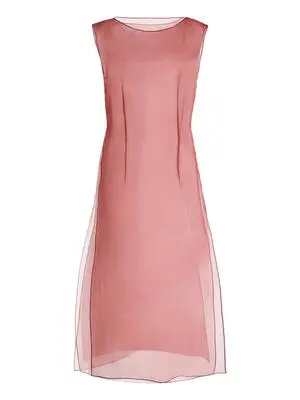 KALLMEYER Avra Layered Silk Top - Red