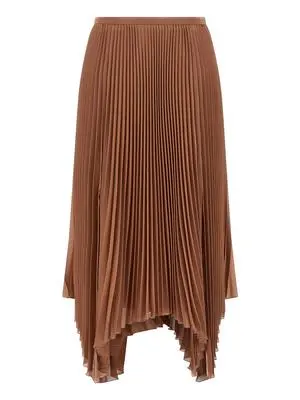 Valentino Garavani Light Georgette Skirt - Brown
