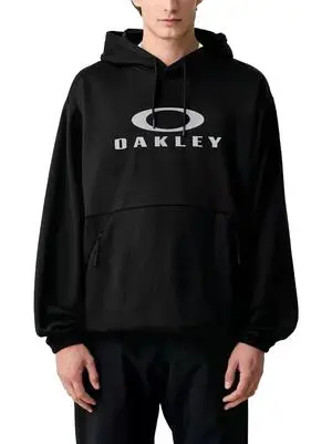 Oakley Logo-print Drawstring Hoodie - Black