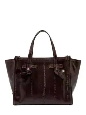 GIANNI CHIARINI Small Miss Marcella Buckle-detail Tote Bag - Red