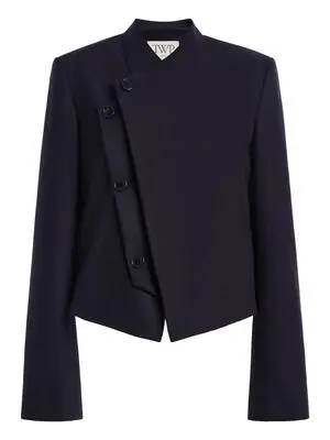 TWP Oli Wool Flannel Jacket - Navy