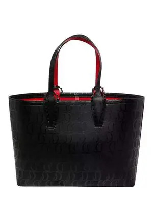 CHRISTIAN LOUBOUTIN 2020-2026 Large Calfskin Monogram Cabata Tote Bag