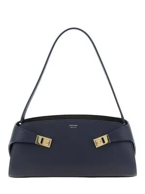 FERRAGAMO 'hug East-west' Shoulder Bag Blue
