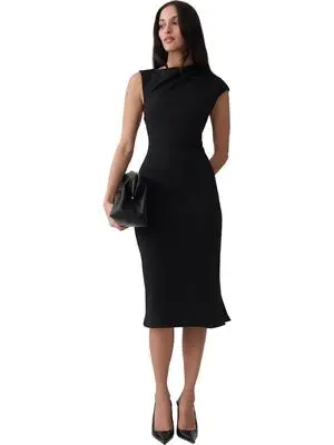 Meshki Gloom Midi Dress Black