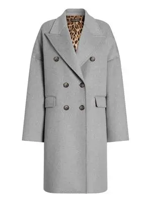 Dolce & Gabbana Double-breasted Cashmere Coat - Grey