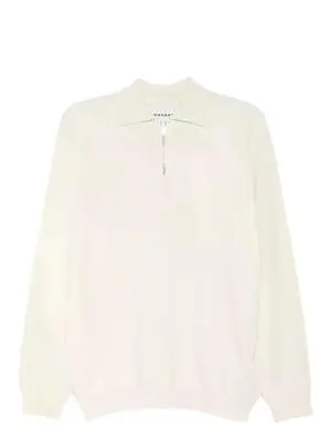 AMARANTO Quarter-zip Pocket Sweater