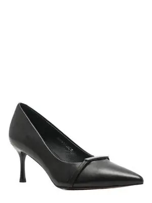 SERGIO MORETTI FIRENZE Pointed-toe Bar-detail Pumps