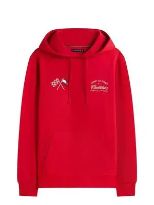 Tommy Hilfiger X Cadillac Formula 1® Team Varsity Graphic Hoodie - Red