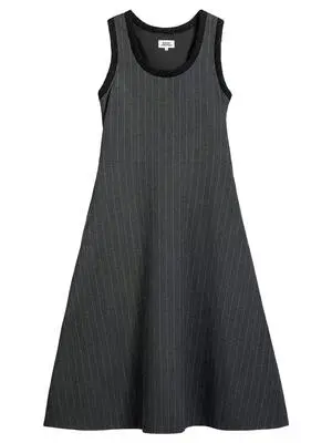 FUTURE CLASSICS Striped A-line Midi Dress