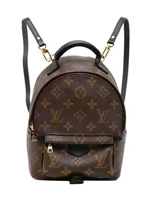 LOUIS VUITTON 2018 Monogram Mini Palm Springs Backpack - Brown