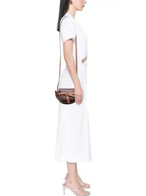 LOEWE 1992 Mini Tricolor Leather Gate Crossbody Bag