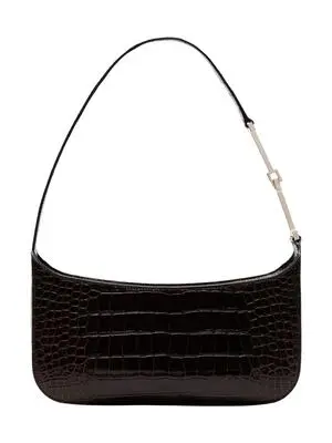 TOM FORD Small Croc-embossed Leather Arc Shoulder Bag - Brown