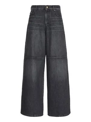 Max Mara Wide-leg Jeans - Black