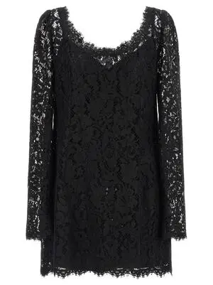 Dolce & Gabbana Dolce&Gabbana Women Lace Dress Black