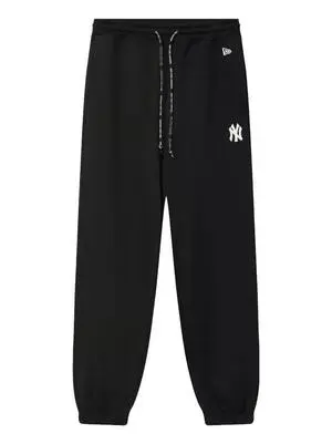 New Era Logo-embroidered Track Pants - Black