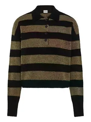 CYCLE Vera Striped Polo Top