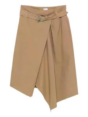 LOEWE Belted Asymmetric Skirt