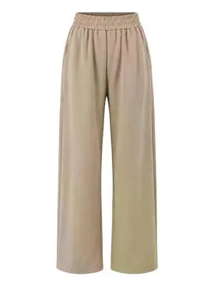 ELEH Elasticated Wide-leg Trousers - Neutrals