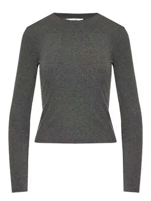 FRAME Ribbed Long-sleeve T-shirt