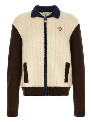 Casablanca Café Culture Knitted Jacket - Multicolor