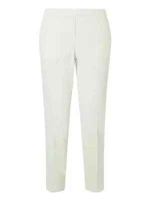 Theory Treeca Linen-blend Straight-leg Pants - No