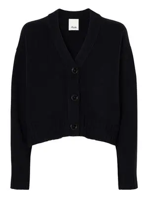ALLUDE Casual Cropped Cardigan