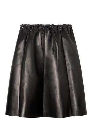 Stouls Naomi Paneled Leather Midi Skirt - No