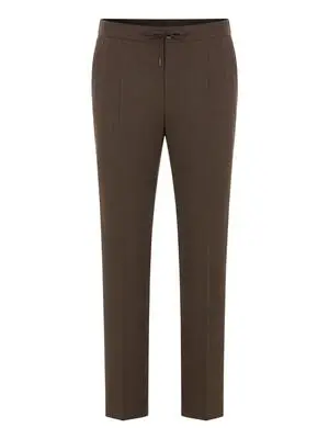 Herno Logo Casual Pants - Brown