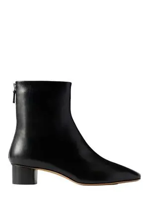 Le Monde Beryl Carole Leather Ankle Boots - No