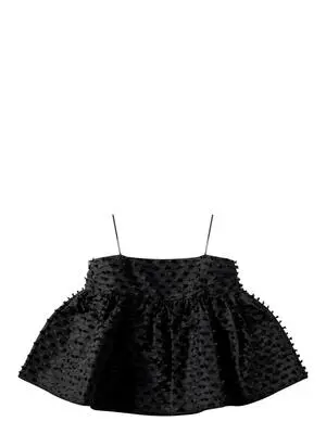 Cecilie Bahnsen Ruffled Camisole - Black