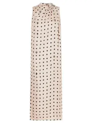 Altuzarra Printed Silk-satin Maxi Dress - No