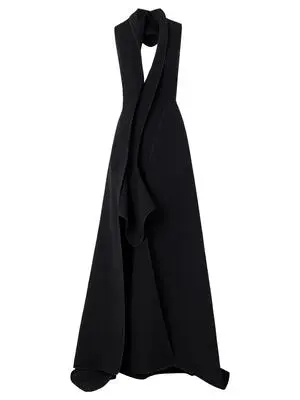 Maticevski Draped Crepe Gown - No