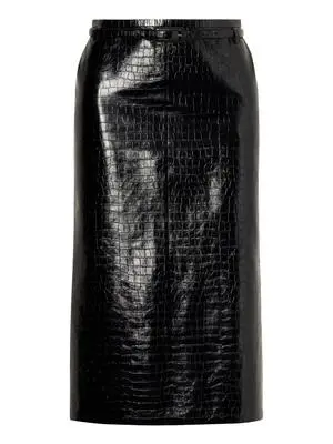 TOM FORD Embossed Midi Skirt - No
