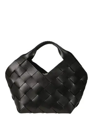 Dragon Diffusion Castello Woven Leather Tote - Black
