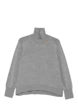 Fabiana Filippi Embellished High-neck Sweater - No