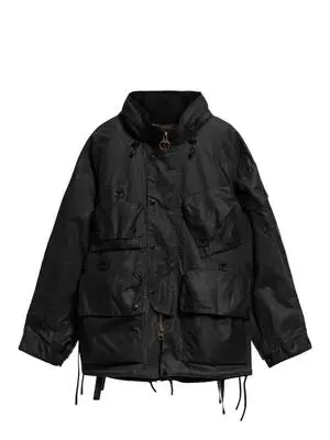 Barbour Multi-pocket Waxed Jacket - Black