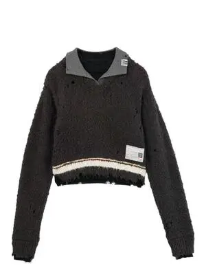 Mihara Yasuhiro Triple Layered Sweater - Black