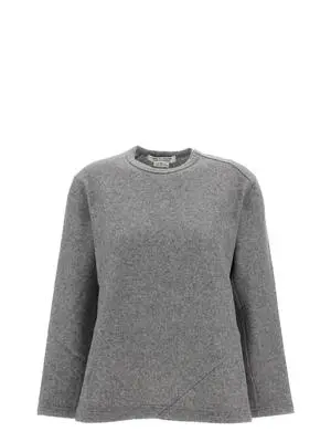 Comme Des Garçons Long-sleeved Crewneck Sweatshirt - Grey