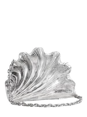 J.W.ANDERSON Jw Anderson Shell Metal Clutch Bag - Silver