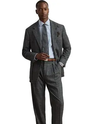 RALPH LAUREN Glenn Hand-tailored Tick-weave Trouser