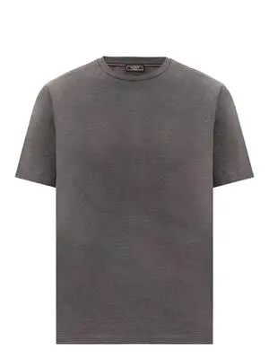 Peserico Logo-print T-shirt - Grey