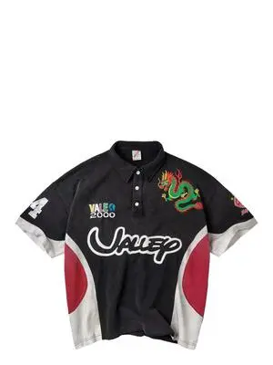 VALE FOREVER Shanghai Logo-embroidered Polo Shirt - Black