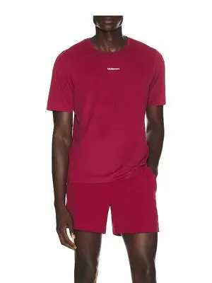 Lululemon Fast And Free Short Sleeve Shirt In Red - Raspberry Rave