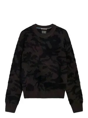SCOTCH & SODA Abstract-pattern Brushed Sweater