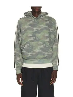 JUNGLES Airbrush Hoodie In Green - Camo