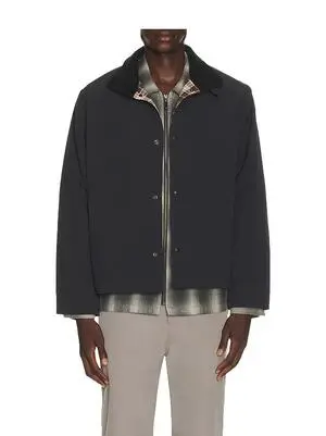 WORKS AND DAYS Works And Days Cold Weather Liner Jacket In Black.