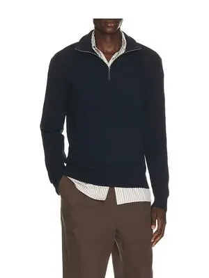 Rag & Bone Danton Quarter Zip - Navy
